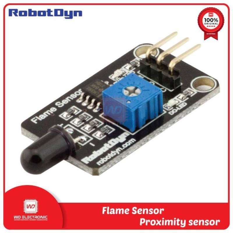 Jual FLAME SENSOR MODULE ROBOTDYN FLAME SENSOR di Seller EasyWare ...
