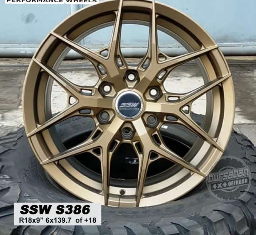 Jual Velg SSW S386 ORIGINAL Thailand Bronze R18 6x139.7 Fortuner Pajero ...