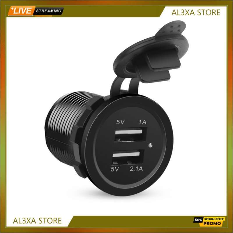 Jual Adapter Splitter Soket Pemantik Lighter Rokok Mobil Perahu 12V di ...