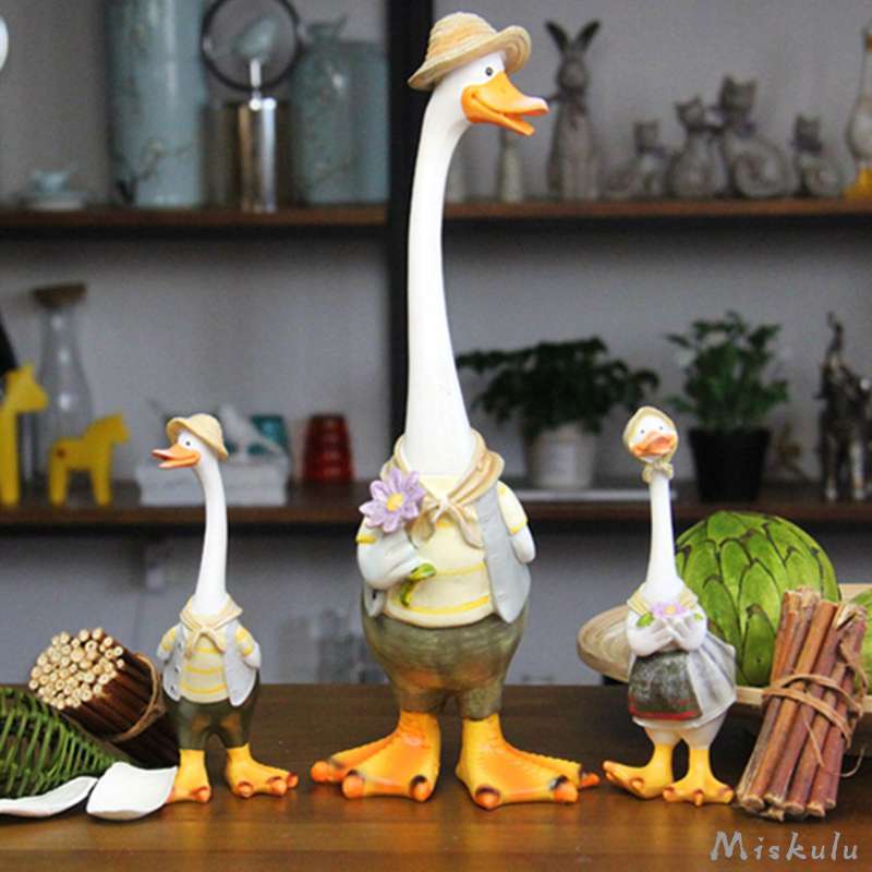 Jual Patung Bebek Bahan Resin Ukuran Besar Untuk Teras / Taman FREE ...