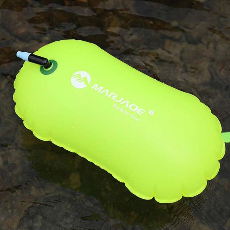 Jual 2 Pieces Safety Swim Buoys Tow Float Inflated Device For Open ...