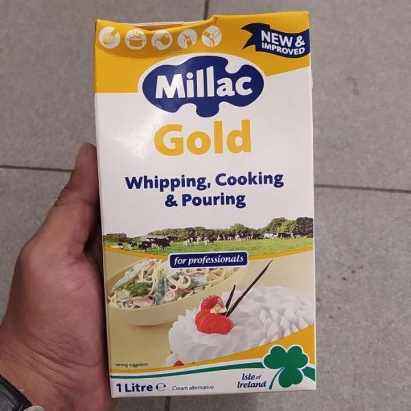 Jual millac gold whipping cream 1 liter di Seller imfoodmart - Gandaria ...
