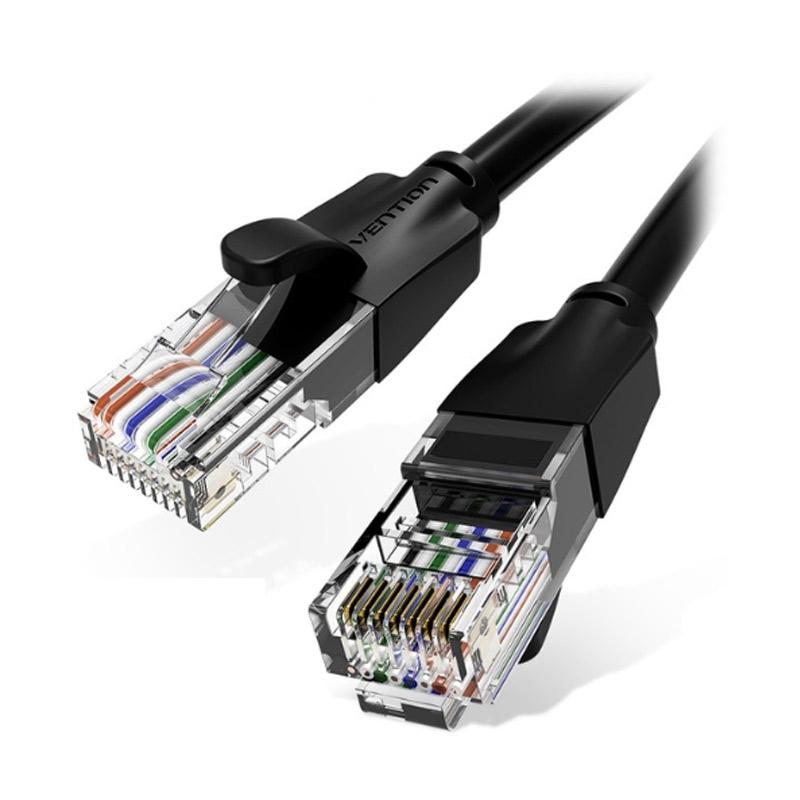 Jual Vention IBE 0,5m Kabel Lan RJ45 cat6 Round Utp Gigabit di Seller ...