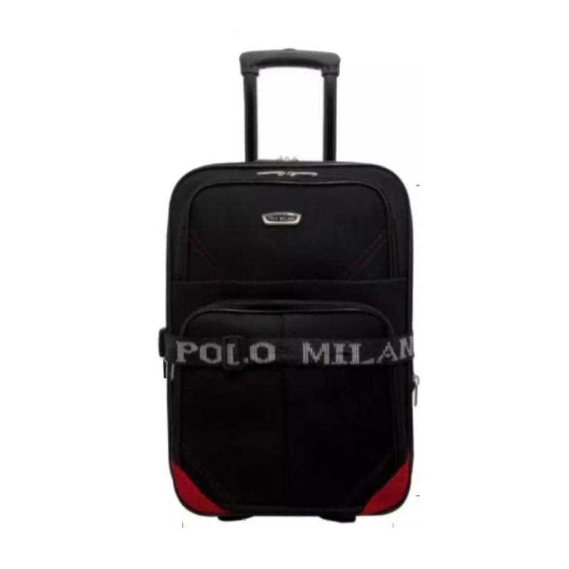 Jual Polo Milano 899 Expandable Koper [16 Inch] - Black Red di Seller ...