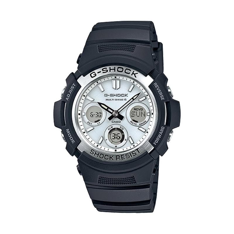 Promo Casio G-Shock AWG-M100S-7AJF Multiband 6 Tough Solar Resin Band ...