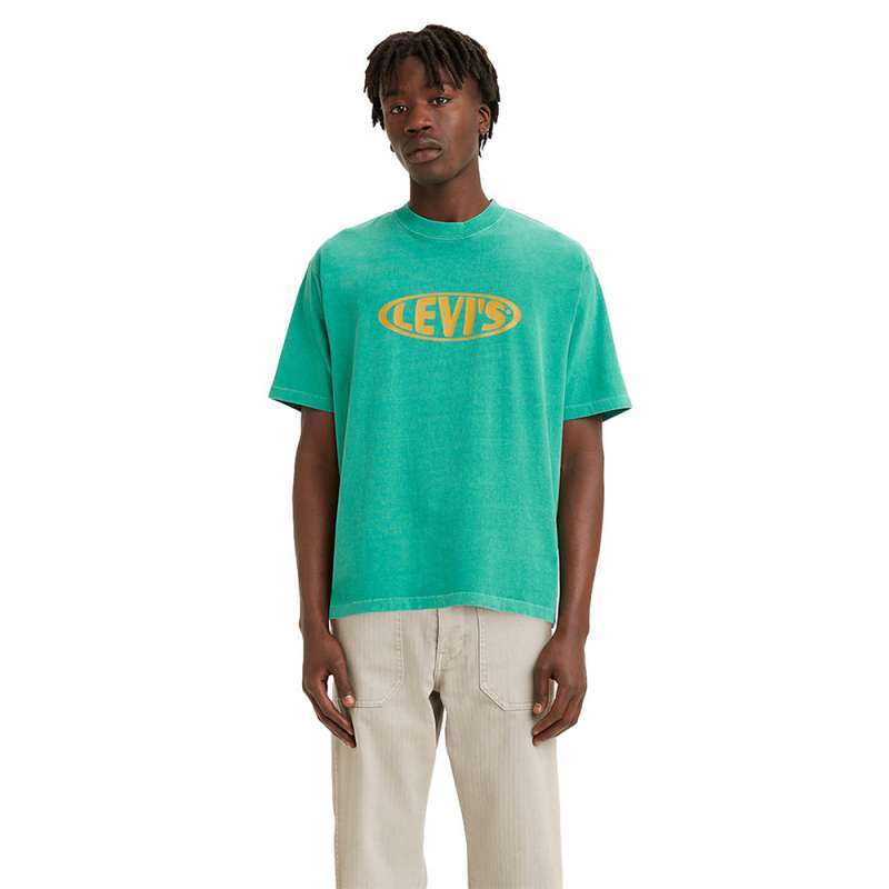 Jual Levi's Men's Vintage Fit Graphic T-shirt (87373-0010) - Green M Di ...