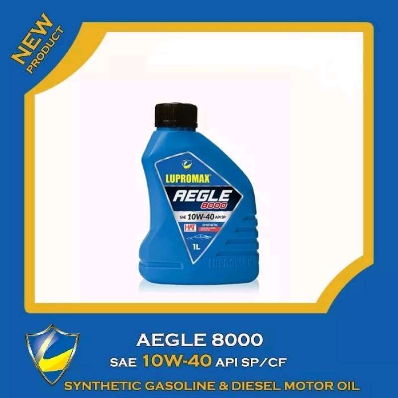Jual Lupromax Aegel 8000 10W-40 API SP Lupromax Oli Mobil 1 Liter di ...