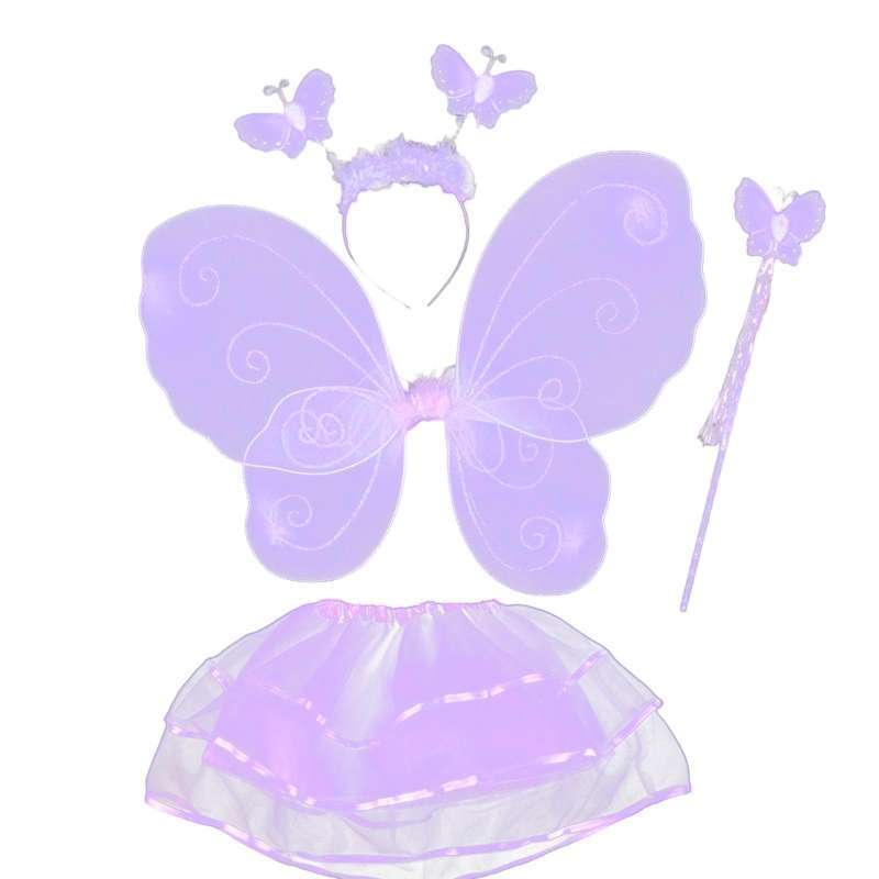 Jual Butterfly Wing Costume Fancy Dress Up Fairy Princess for Girls ...