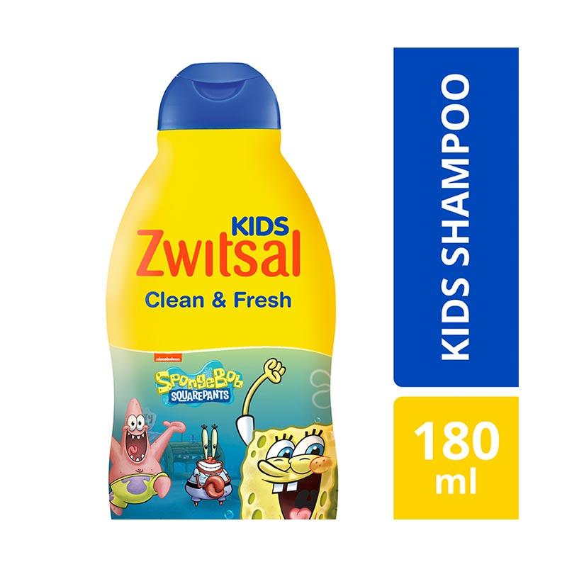 Promo Surabaya - Zwitsal Kids Seri Spongebob Shampoo Blue Clean & Fresh ...