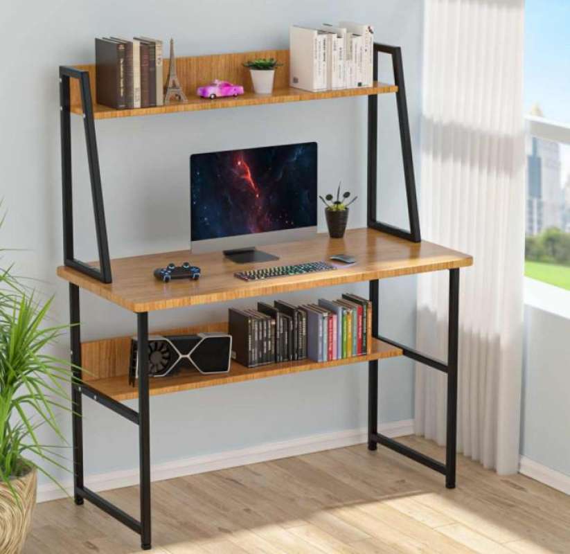Jual Meja Belajar Kayu Meja Laptop Meja Tulis Meja Kerja Plus Rak - Skt ...