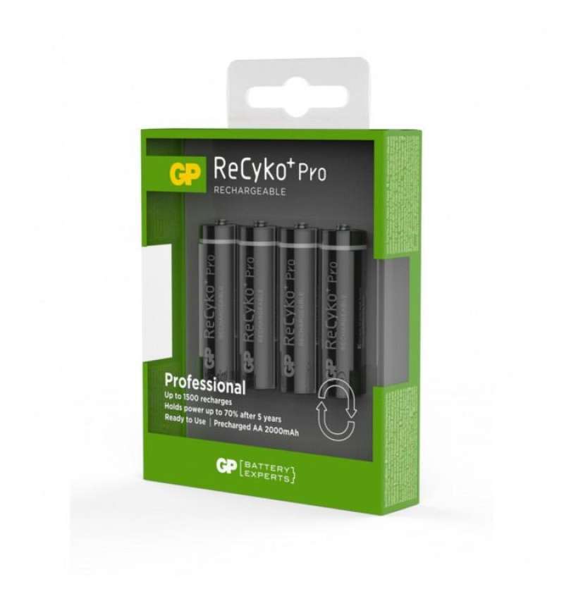 Jual Baterai Gp Recyko+ Pro 4 Pcs Battery Aa 2000 Mah Rechargeable Pack ...