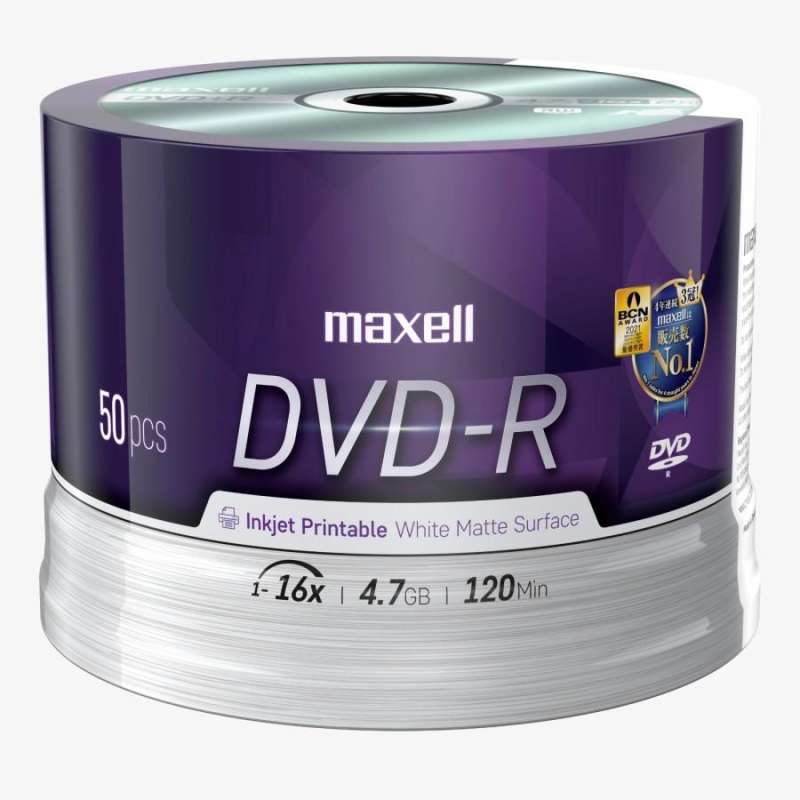 Jual DVDR Printable / DVD-R Maxell Printable 16X Bulk pack di Seller ...