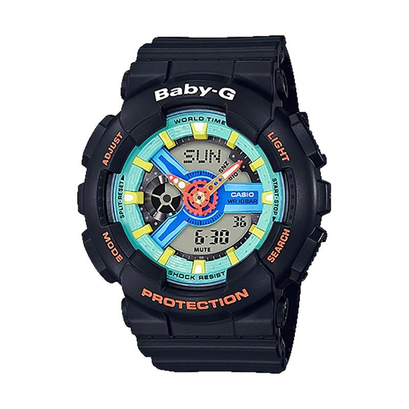 Promo Casio Baby-G BA-110NR-1ADR Water Resistant 100M Digital Analog ...