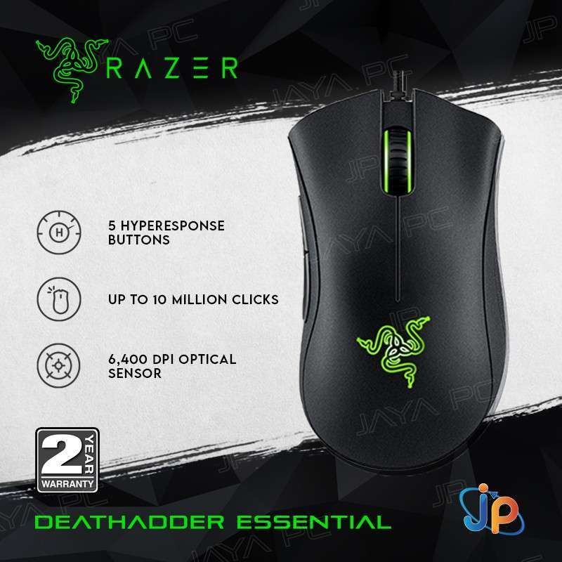 Promo Mouse Gaming Razer DeathAdder Essential - Optical Mouse Diskon 2% ...