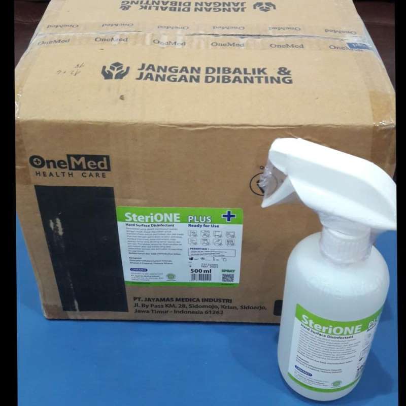 Jual Sterione Plus Onemed 500ml Dan Pump Spray / Desinfektan Permukaan ...
