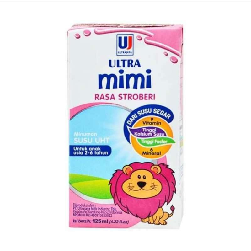Jual Ultra mimi susu UHT stroberi 125ml di Seller jco mart - Jati ...