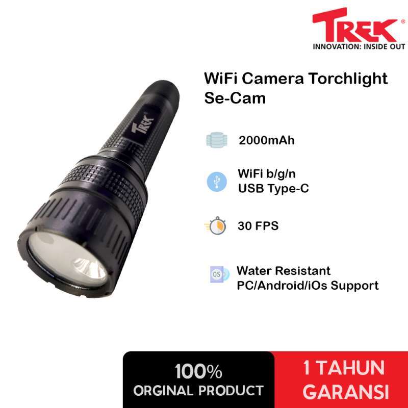 Jual Trek Se-cam Wifi Camera Torchlight Emergency Di Seller Trek Idn ...