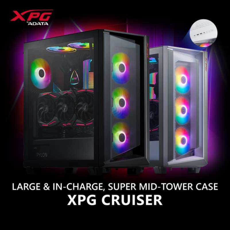 Jual ADATA XPG Cruiser Super Mid-Tower Chassis - Casing PC Gaming ...