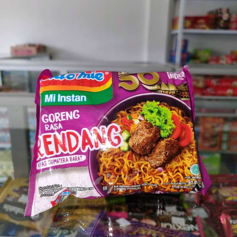 Jual Indomie goreng rasa spesial/ayam pop/rendang/geprek/rica-rica ...
