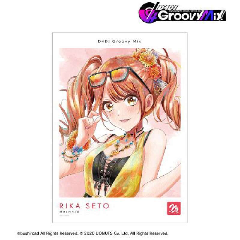 Jual D4DJ Groovy Mix Rika Seto Ani-Art Aqua Label Vol.2 A3 Matted ...