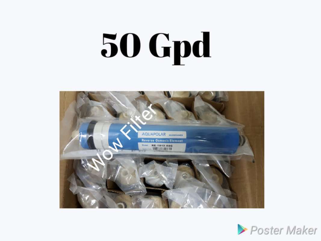 Promo Membrane Ro 50 Gpd Aquapolar Reverse Osmosis Membrane Diskon 55% ...
