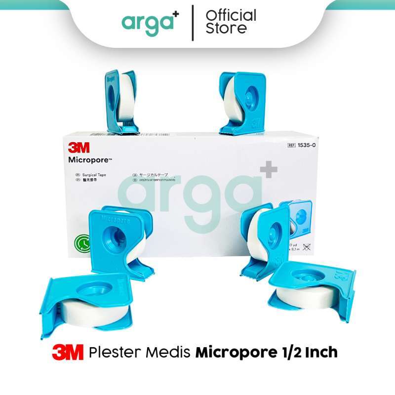 Jual Micropore 3M Size 0,5 Inch / MICROPORE / Plester Micropore 1 Box ...
