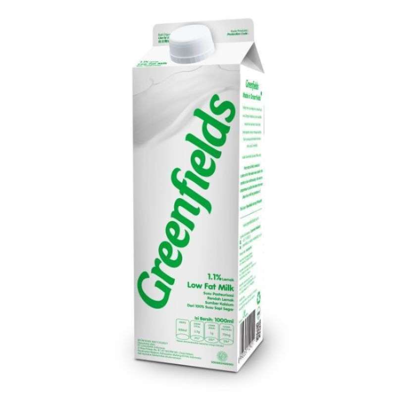 Jual Greenfields Fresh Milk Low Fat 1000 ml di Seller Blibli Express ...