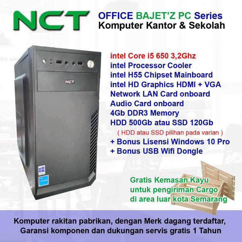 Jual Bajetz Pc Rakitan Core I7 870 Komputer Rakitan Core I7 870 Gen 1 ...
