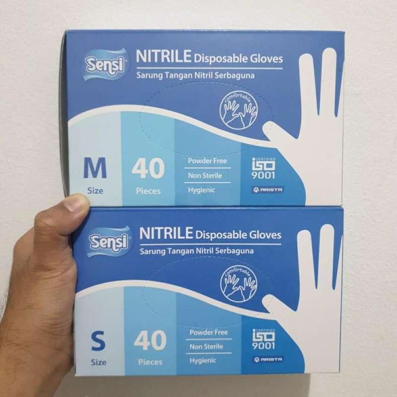 Jual Sarung Tangan Sensi Nitrile isi 40 Sensi Nitrile Disposable Gloves ... Jual Sarung Tangan Sensi Nitrile isi 40 Sensi Nitrile Disposable Gloves ...