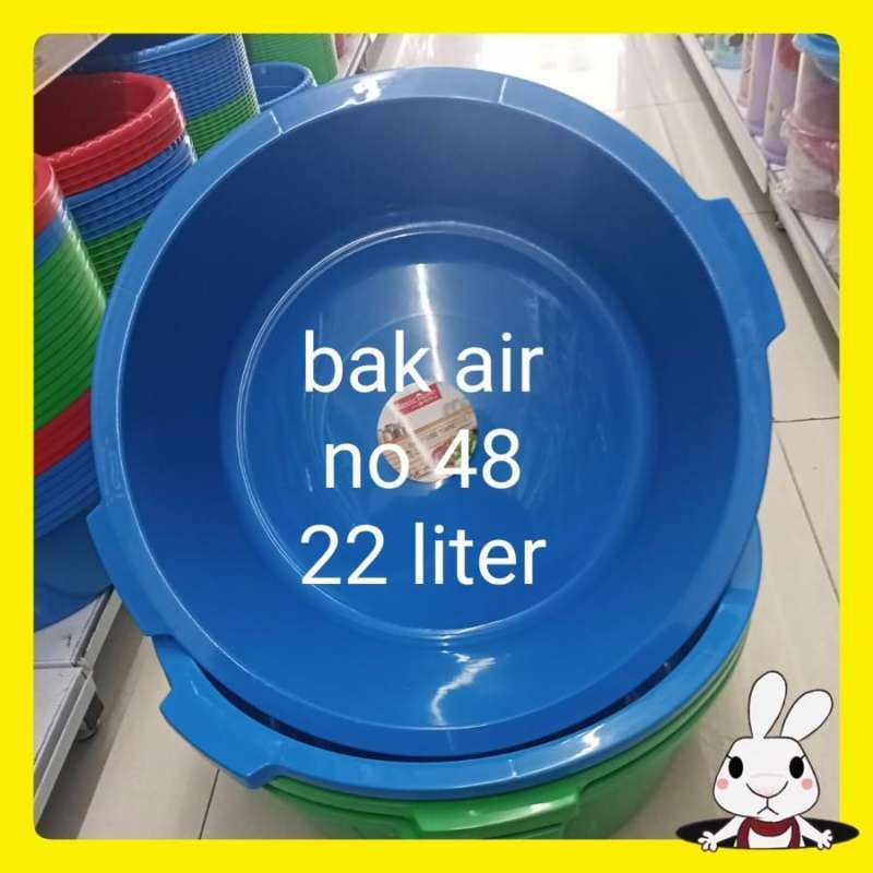 Jual bak air, baskom besar, no 48, 22 liter, basic home (member of ...