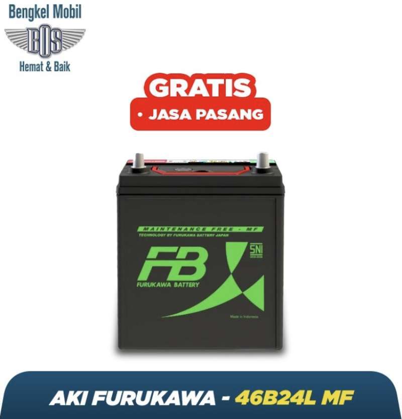 Jual AKI MOBIL FURUKAWA NS60L/46B24L MF di Seller Bengkel Bos - Jatirasa, Kota Bekasi | Blibli