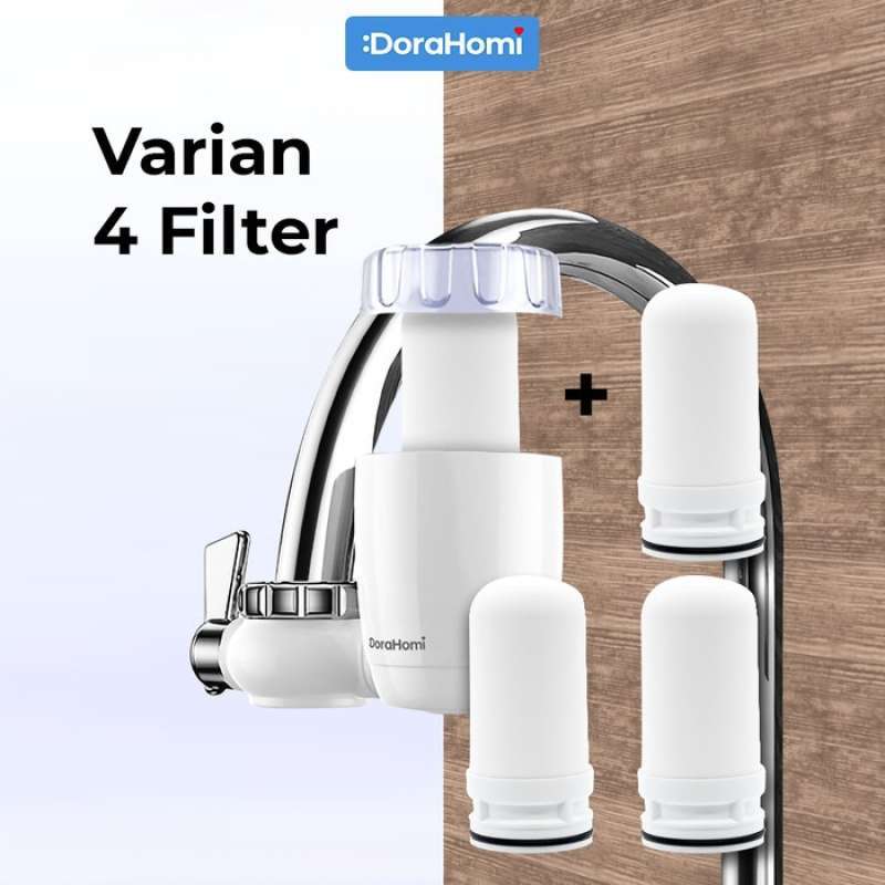 Jual DoraHomi Water Filter Alat Penyaring Penjernih Air Kran Sumur ...