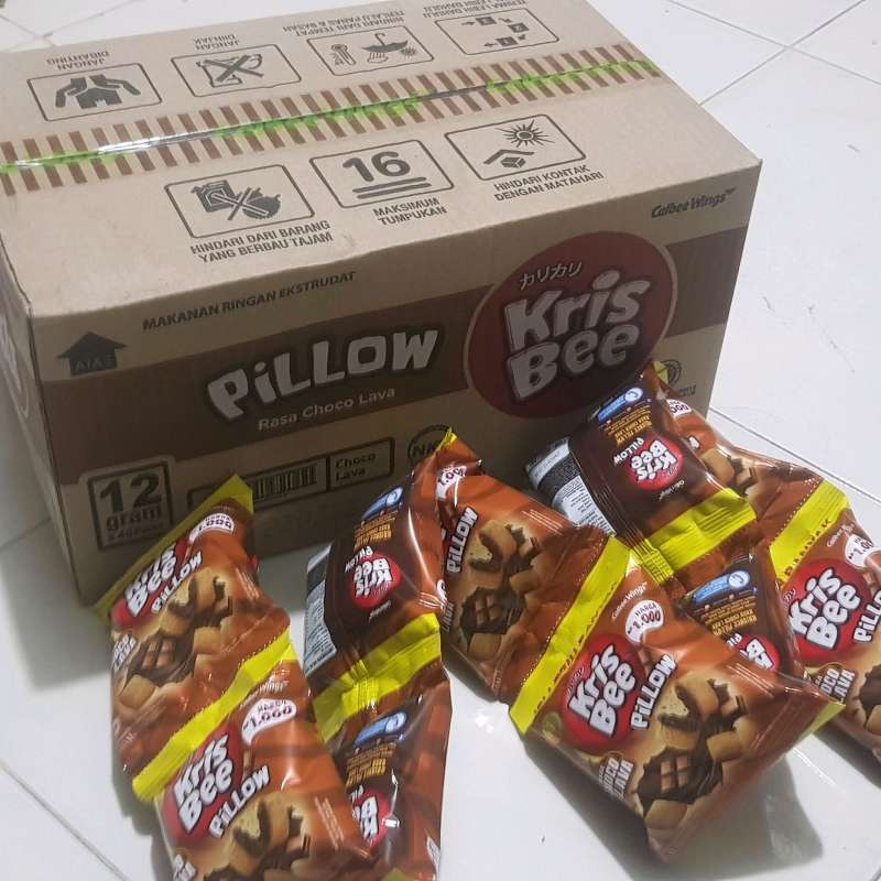 Promo Krisbee Pillow Choco Lava [12 Gr 4 X10 Renceng]pink Kris Bee 1000 ...