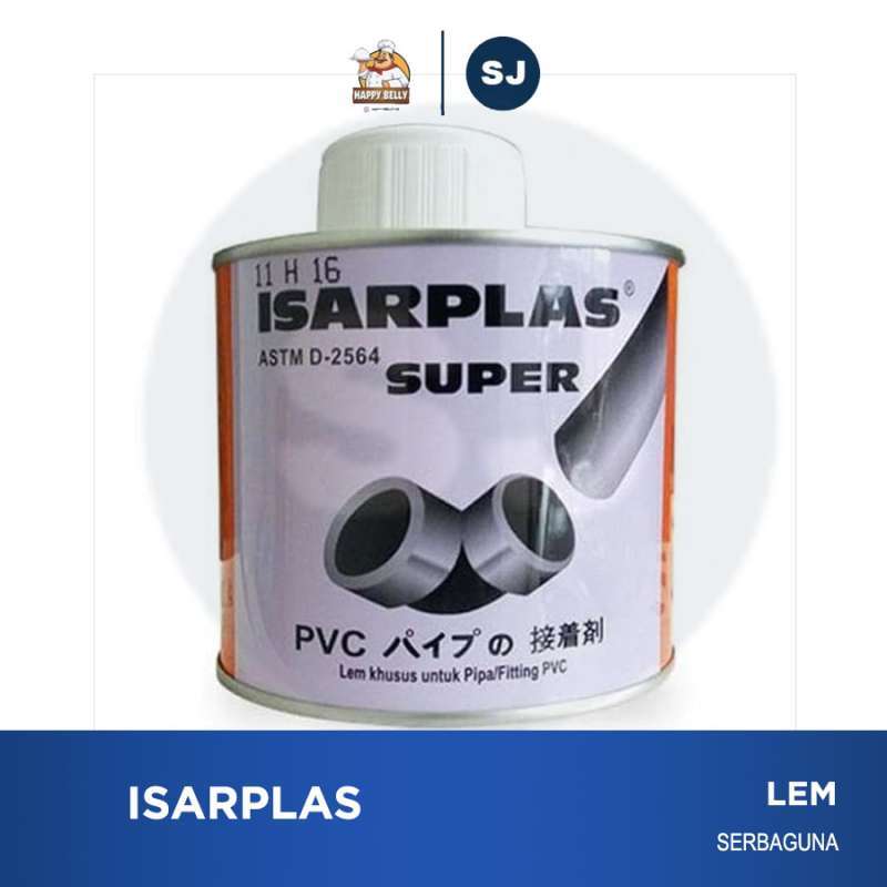 Jual ISARPLAS LEM PIPA/PVC 600GR di Seller Happy Belly Mart - Pulo ...