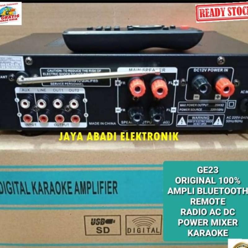 Jual Power Ampli Bluetooth Remote Mixer Mixing Karaoke Ac Dc Usb Mp3 ...