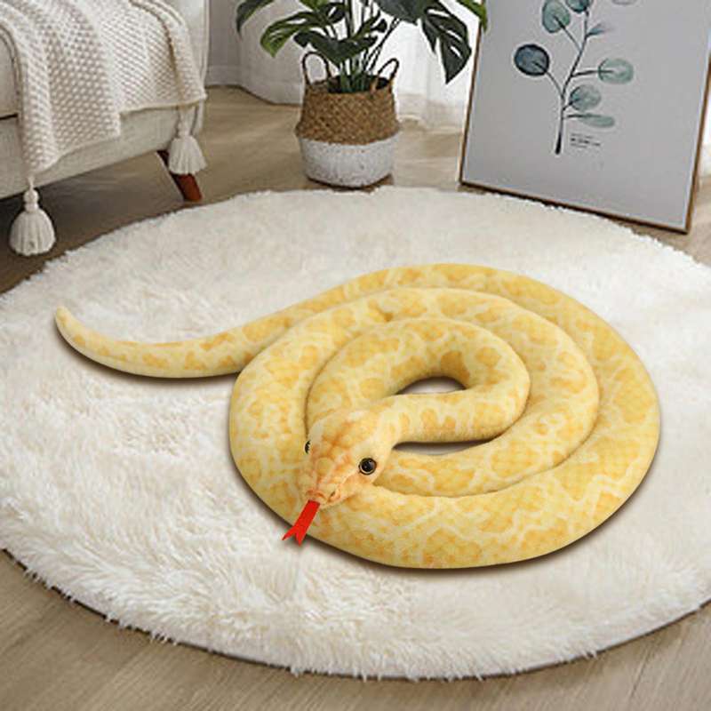 Promo Lifelike Snake Plush Toy Long Snake Stuffed Animal for Kids ...