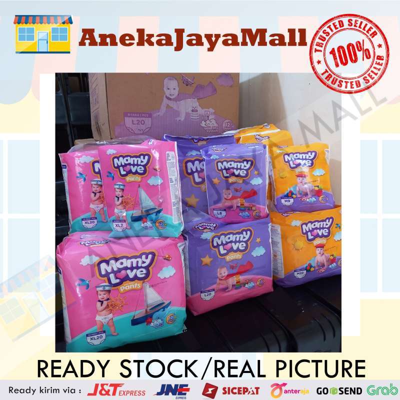 Jual Pampers Bayi Mamy Love Pants 1 Bag Ukuran M9 / L8 / Xl7 Tipe Celana Di Seller Aneka Jaya ...