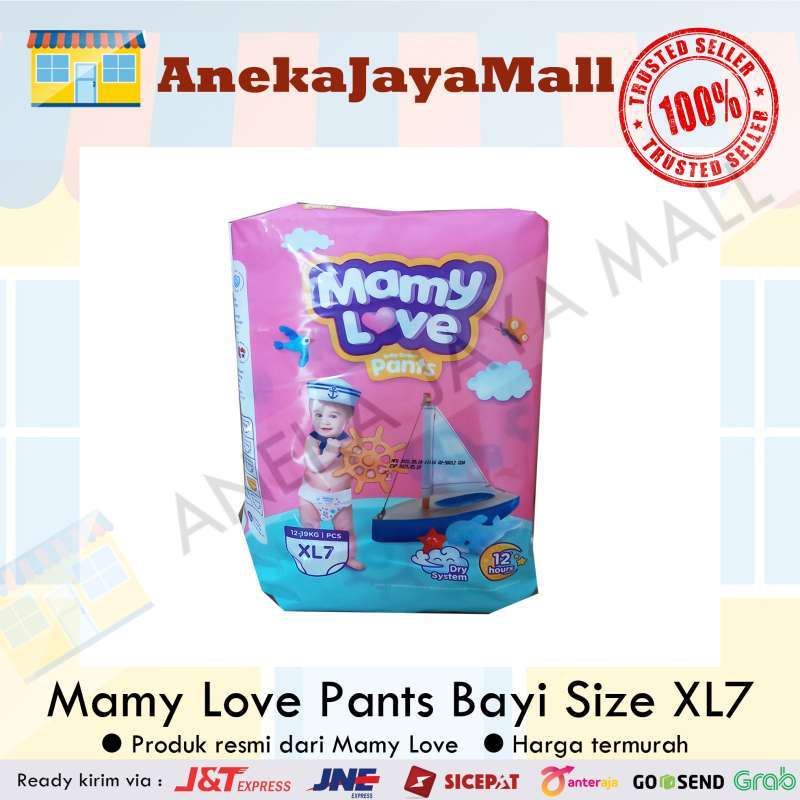 Jual Pampers Bayi Mamy Love Pants 1 Bag Ukuran M9 / L8 / Xl7 Tipe ...