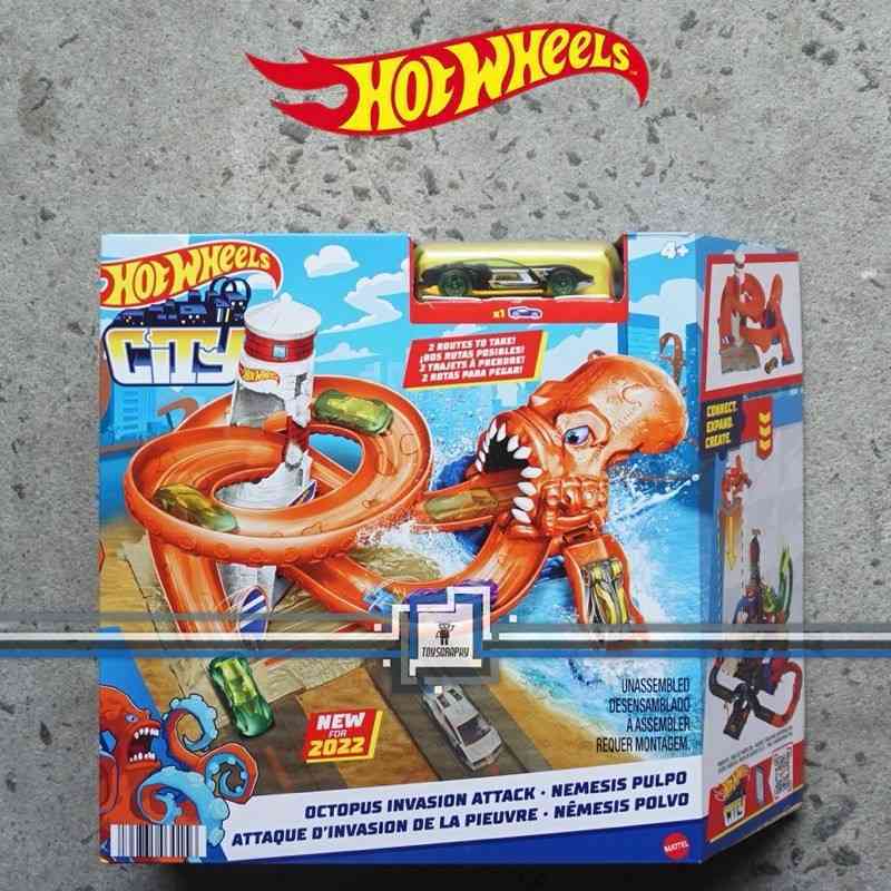 Jual Hot Wheels City Octopus Invasion Attack Track Playset Hotwheels Di ...