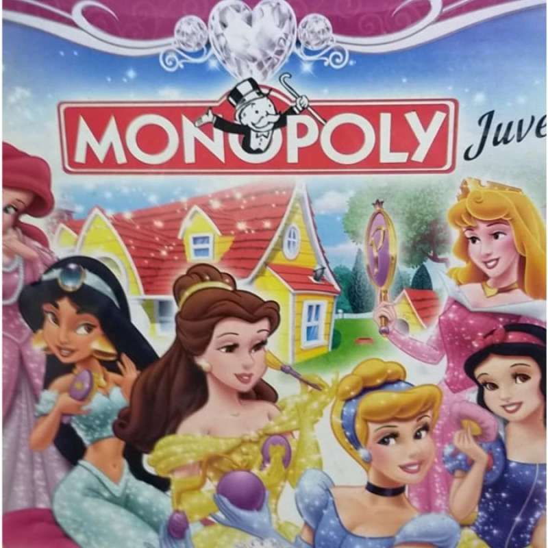 Promo mainan monopoly junior, monopoli disney princess, monopoly, kado ...