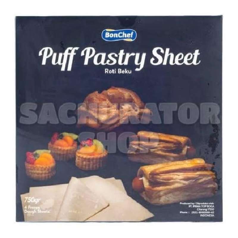 Jual Adonan Tepung Pastry Lembaran Beku Boncef Bonchef Puff Pastry ...