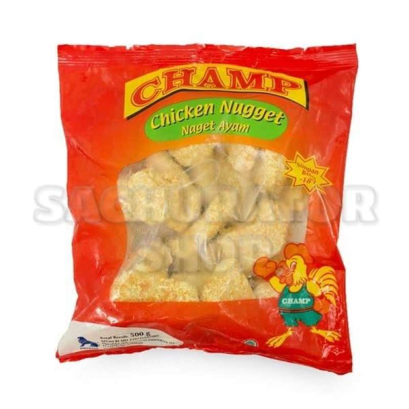 Jual Champ Nuget Naget Nugget Ayam Champ Chicken Nugget Naget Nuget 500 ...