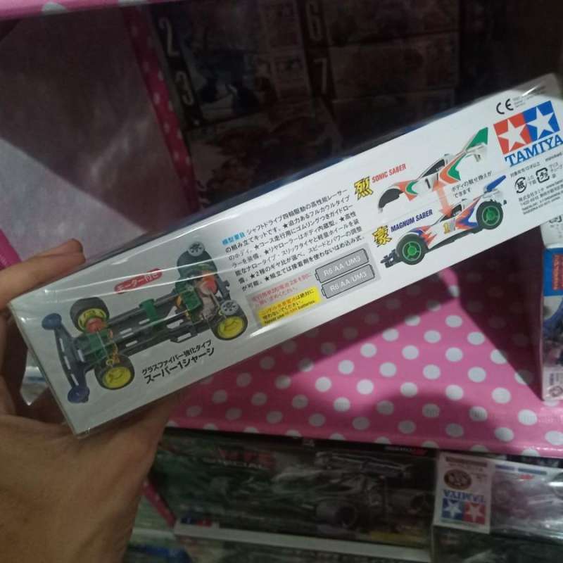 Jual Tamiya Mini 4wd Special Kit Magnum Saber Plus Body Sonic Saber Di ...