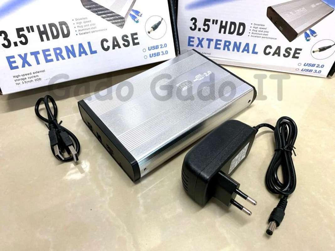 Jual HDD Enclosure Sata 3.5 Inch SATA / External Case 3.5 Inch USB 2.0 ...