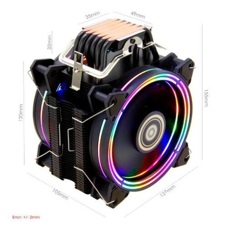 Jual Kipas Heatsink Fan Processor Alseye H120d Tower Cpu Cooler 6 ...