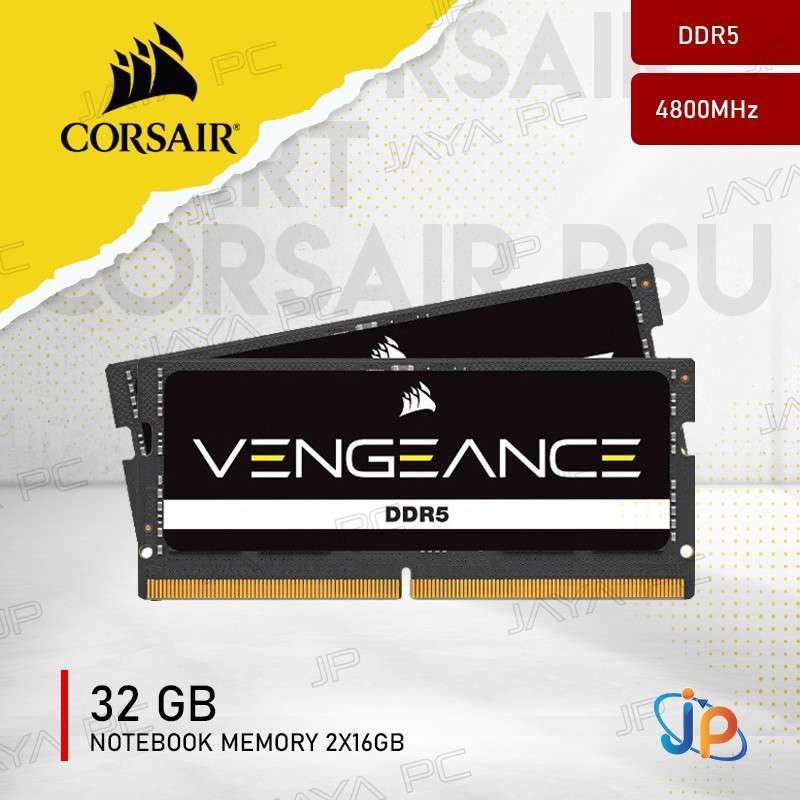 Promo Memory Corsair Vengeance Sodimm DDR5 PC38400 4800Mhz 32GB 2X16GB ...