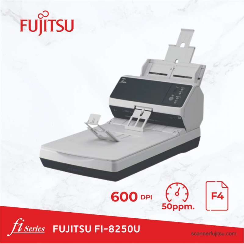 Jual Scanner Fujitsu Fi-8250u Adf + Flatbed - 50 Lembar/menit - (a4/legal/folio) Di Seller ...