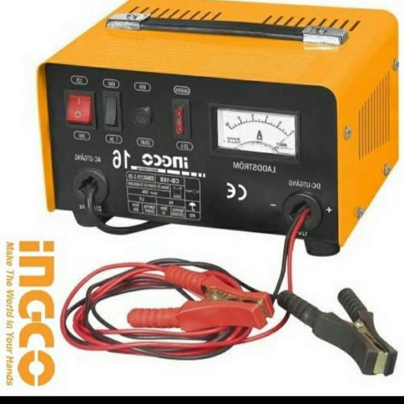 Jual INGCO BATTERY CHARGER ING-CB1601 CAS AKI CHARGER AKI CHARGING ACCU ...