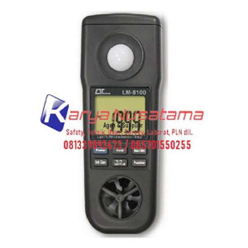 Jual Alat Ukur Kecepatan Angin Lutron LM8100 Anaemometer di Seller ...