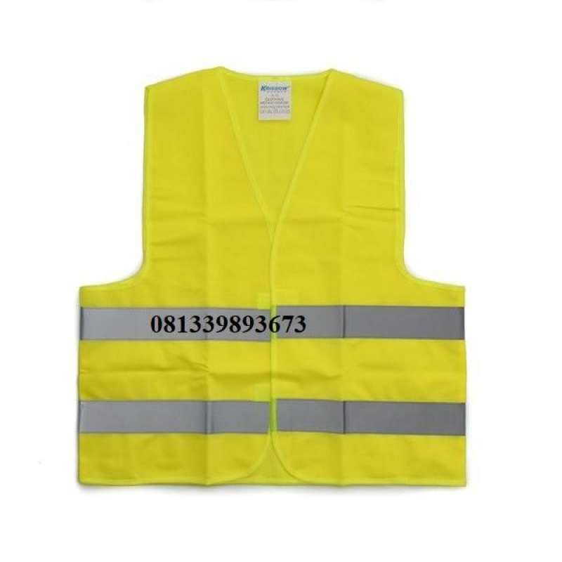Jual Safety Vest Krisbow Kuning Rompi Proyek Rompi Safety di Seller ...